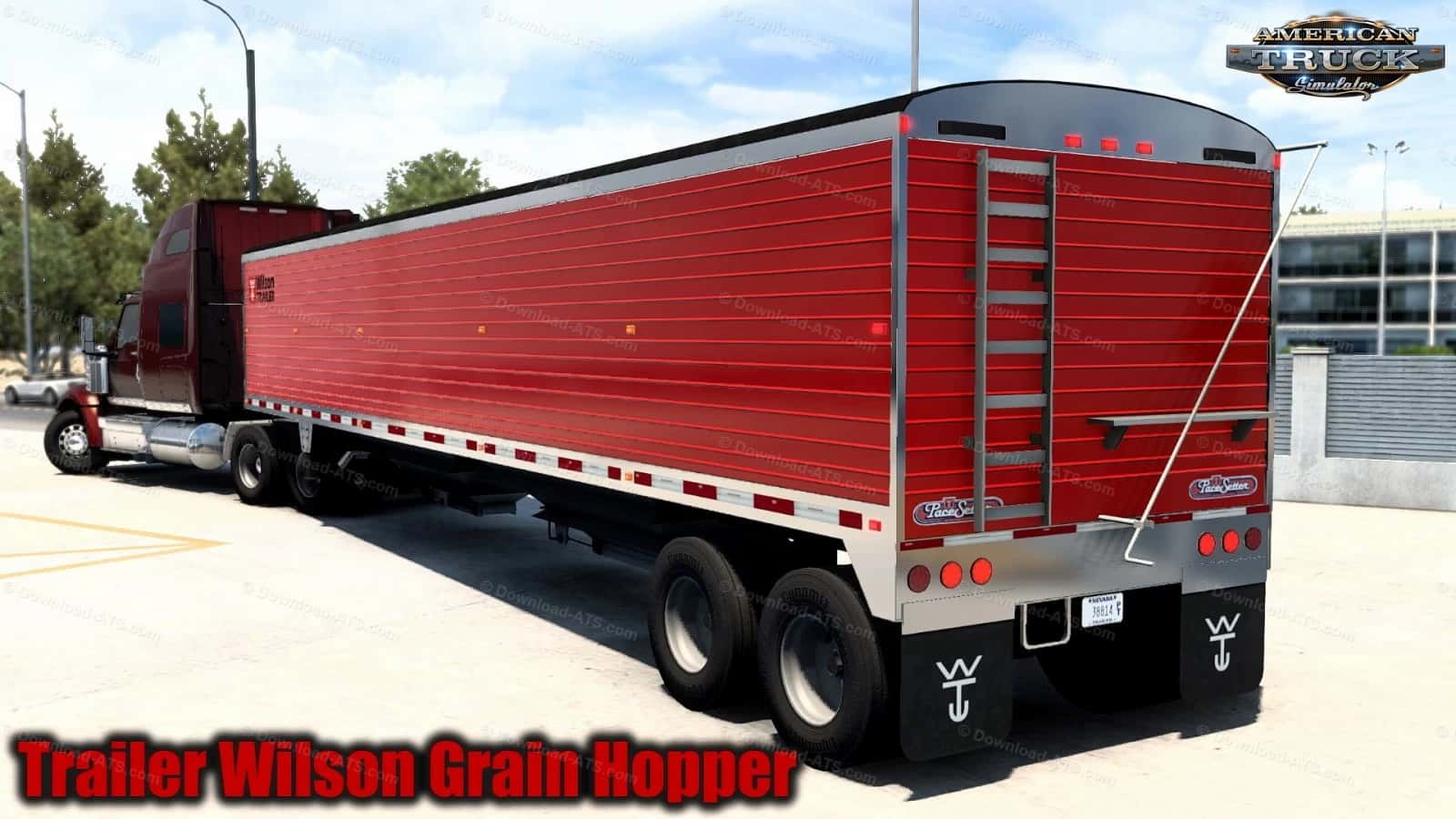تریلر Wilson Grain Hopper برای آمریکن تراک - پارسی مد