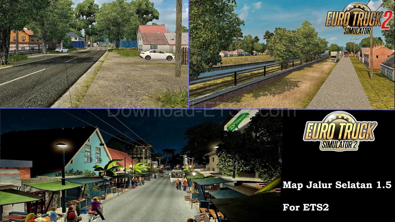 دانلود مود جدید نقشه Indonesia Jalur Selatan - پارسی مد