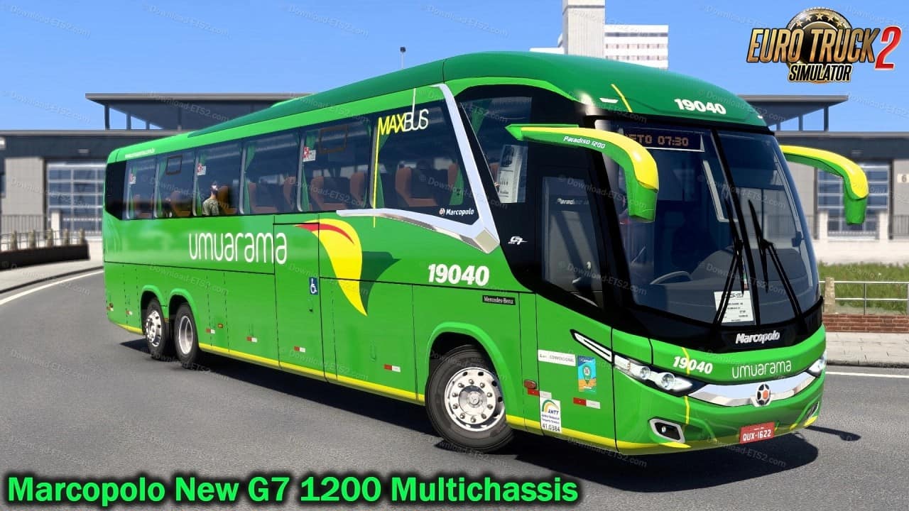 اتوبوس جدید چند شاسی Marcopolo G7 1200 برای یوروتراک 2 - پارسی مد