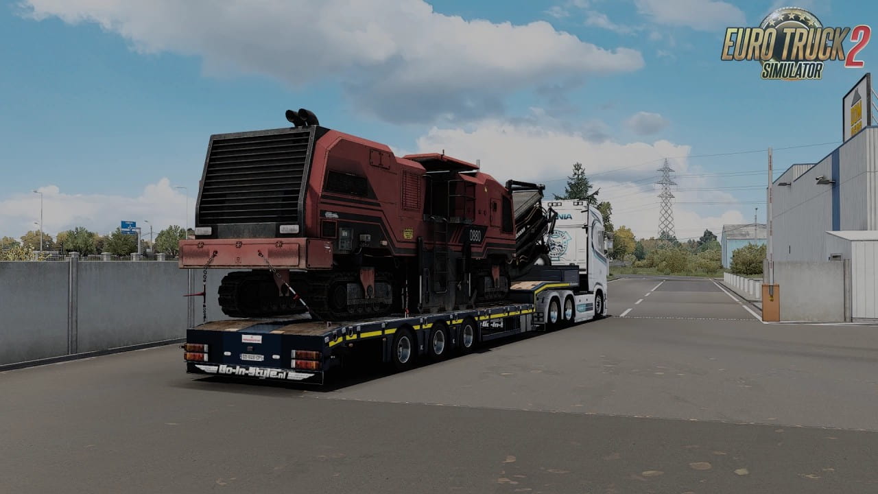 تریلر سه محور شاستی کوتاه Kassbohrer برای یوروتراک 2 - پارسی مد